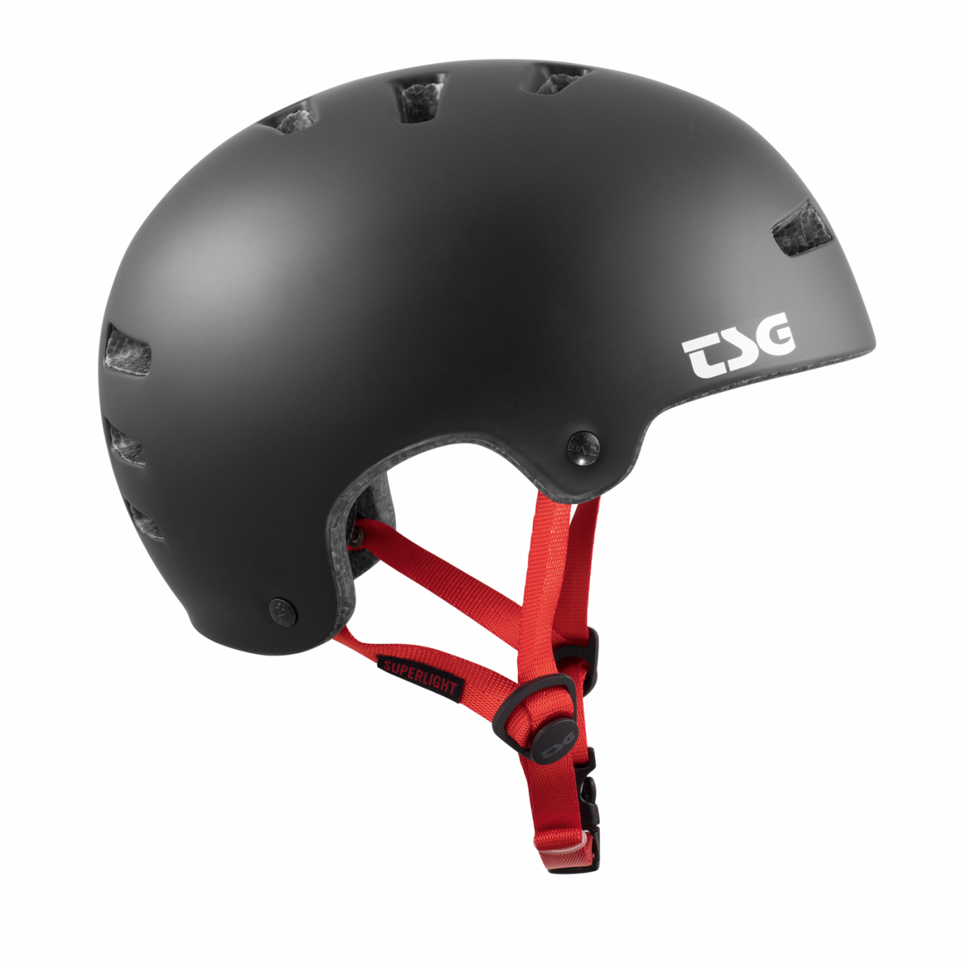 TSG superlight solid color satin black