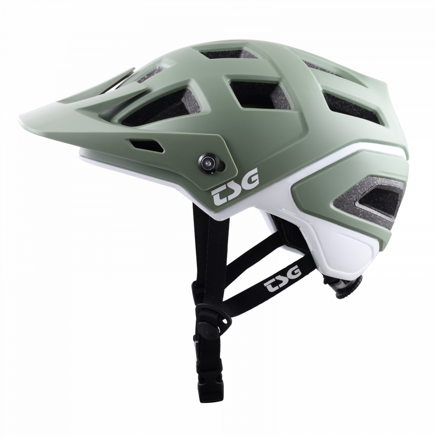 TSG scope solid color satin green-white