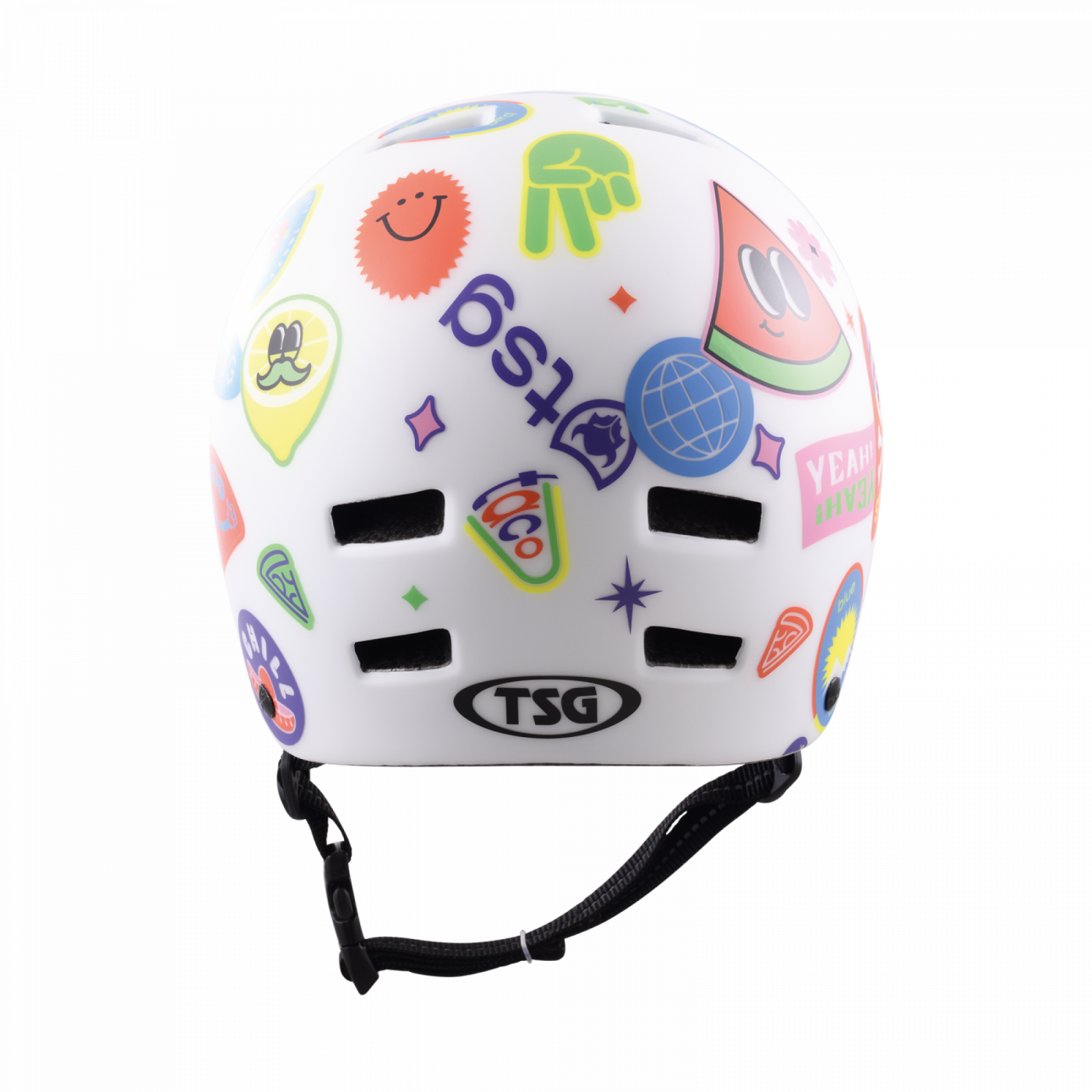 TSG nipper maxi graphic design white happy sticker
