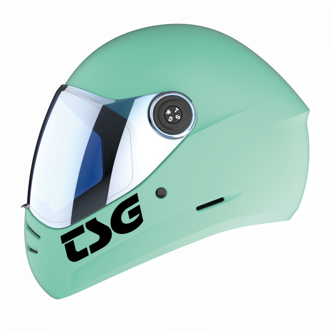TSG pass 2.0 solid color (+ bonus visor) satin mint blue